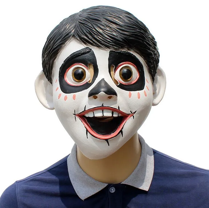 Cosplay New Latex Mask Coco Little Boy Devil Headgear Modeling Movie ...