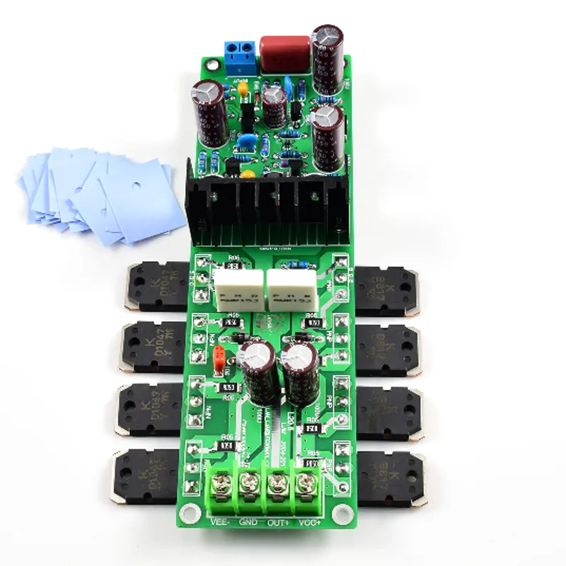High Power 2 Channel Audio Amplifier Board: 250W2 Ultra Low Distortion ...