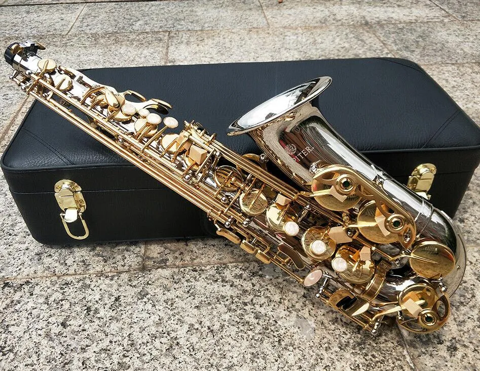 DHgate.com:Eb Alto Saxophone Nickel-Plated E-Flat Sax, JAS-1100SG ...