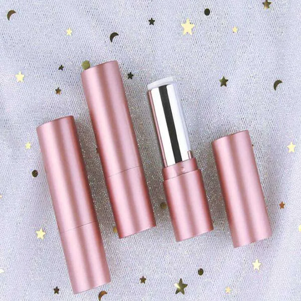 Wholesale Matte Rose Gold Round Lipstick Shell 3.5G, 12.1 Spot Ideal ...