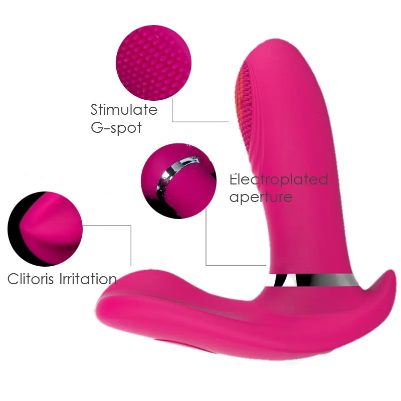Wireless Heating Butterfly Vibrator Remote Control Distance 20m Usb