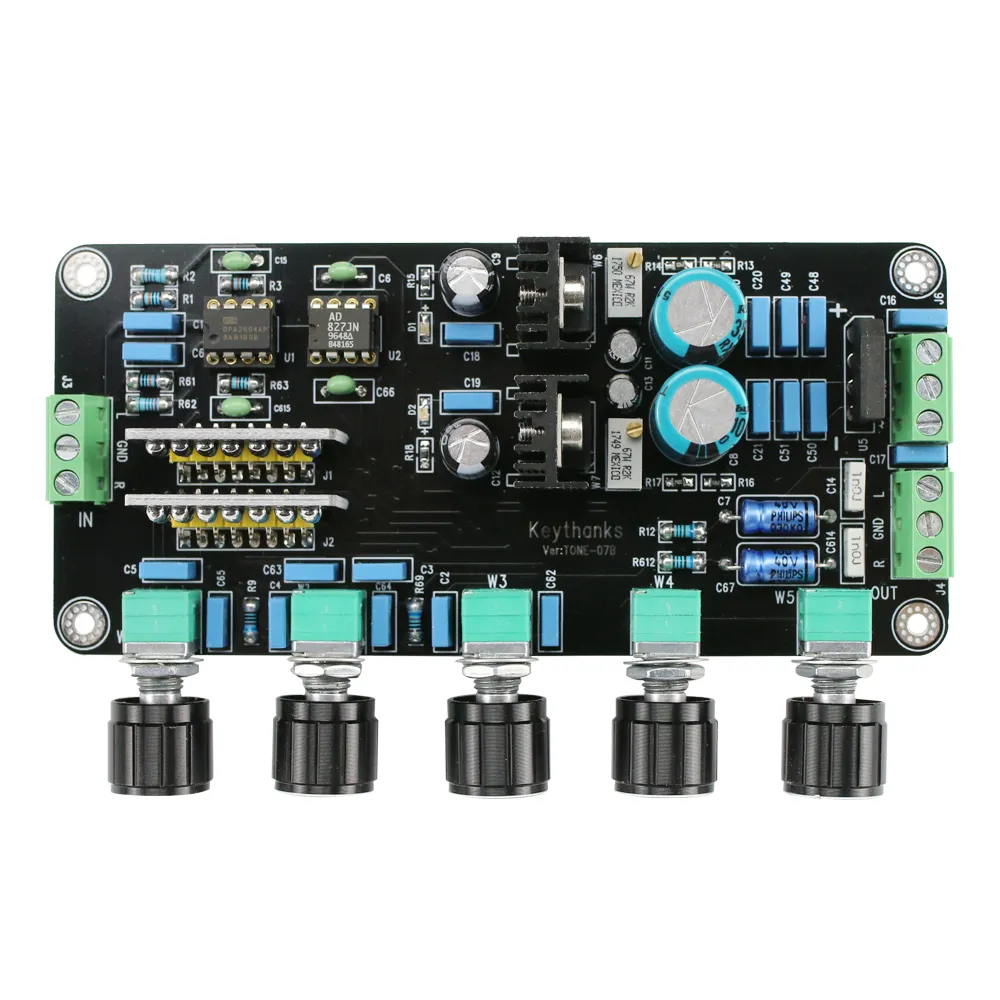 Preamplifier Diction And Tone Control Board With Treble Mid Bass Volume ...