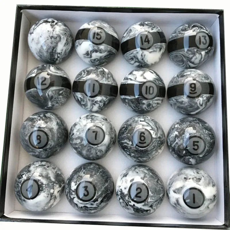 DHgate.com:High-Quality Marple Resin Billiard Pool Balls Set - 57mm ...