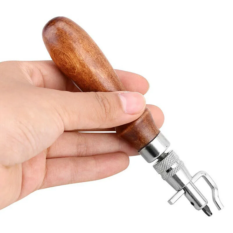 DHgate.com:7-in-1 Leather Craft Tool Set - Pro Stitching Groover ...