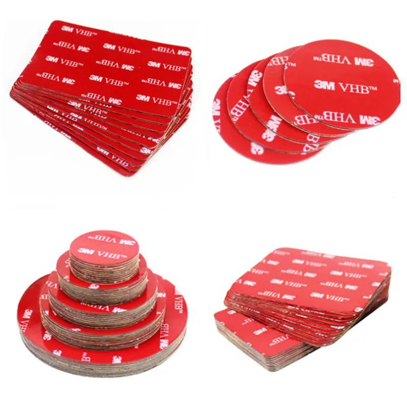 Wholesale 3M VHB 5608 Double Sided Acrylic Foam Adhesive Tape Round Die Cut, Heavy Duty Mounting ...