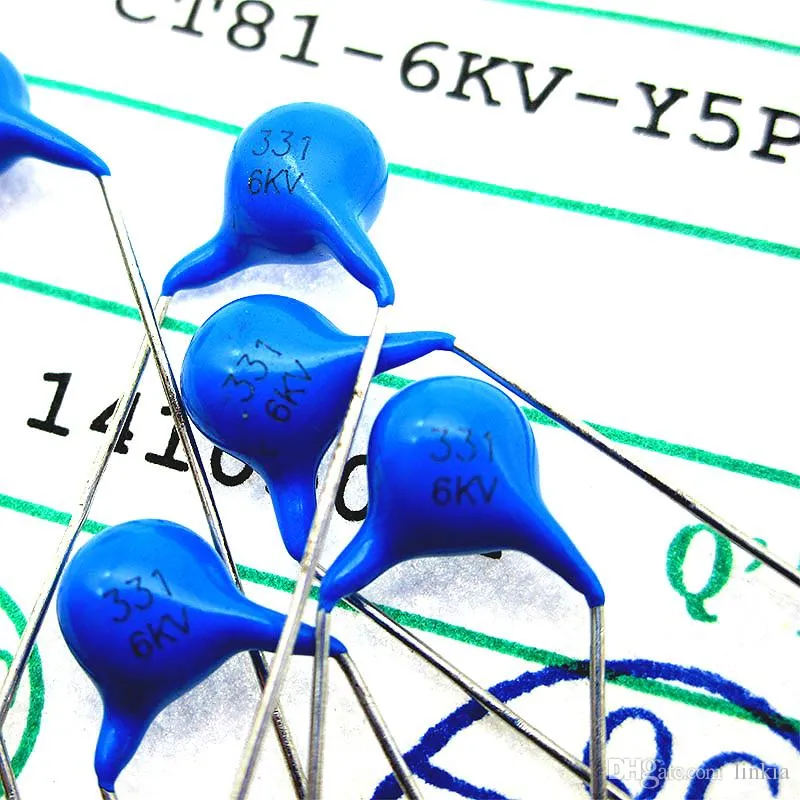 Wholesale Ultra High Voltage Ceramic Capacitors 6KV 330PF 6KV331 Feet ...