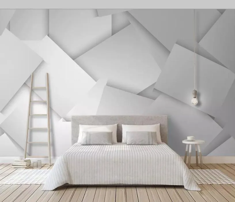 3D Wallpapers For Walls, Custom Size Geometric Mural, 3D Wall Murals ...