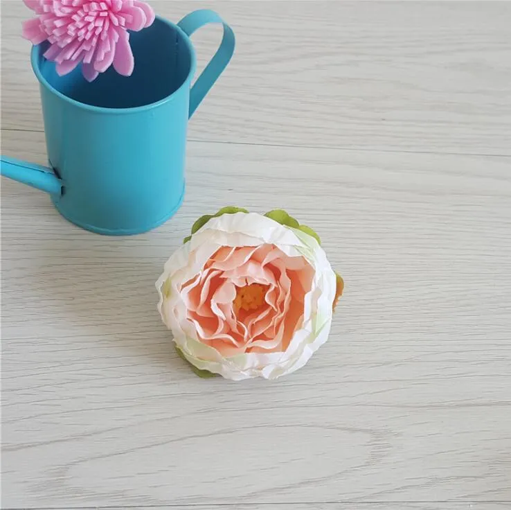 Artificial Flowers Silk Peony Flower Heads Home Party Wedding ...