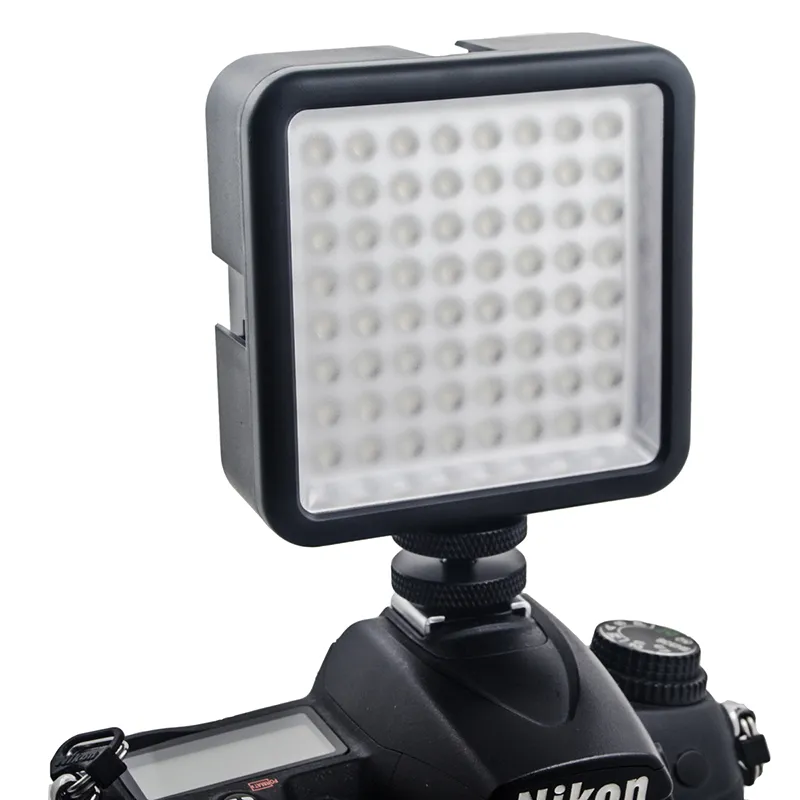 64 LED Camera Panel Light, Portable Dimmable LED Video Lighting for ...