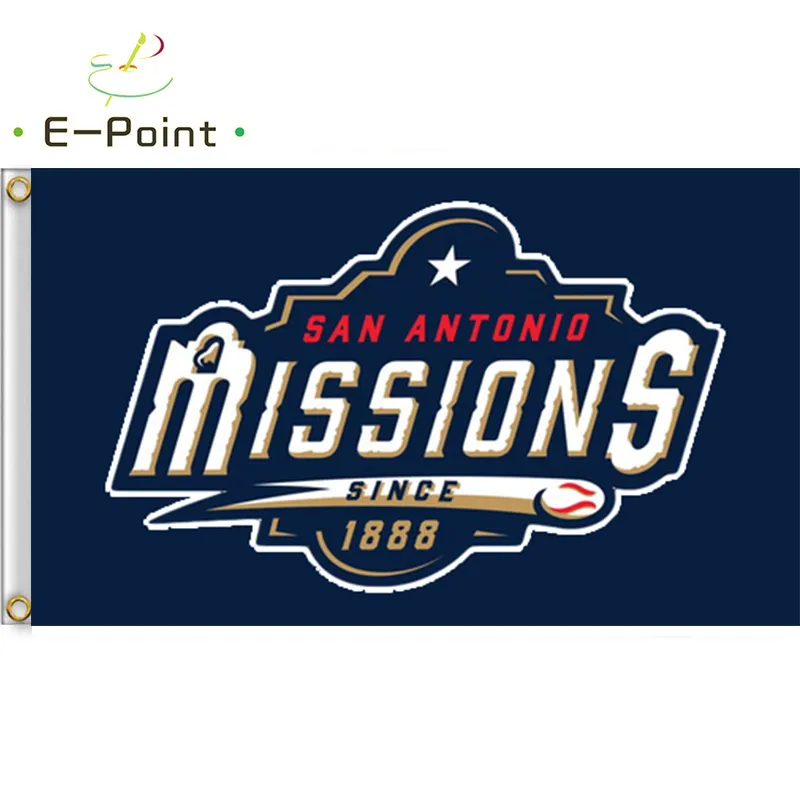 MiLB San Antonio Missions Flag 3*5ft 90cm*150cm Polyester Banner ...
