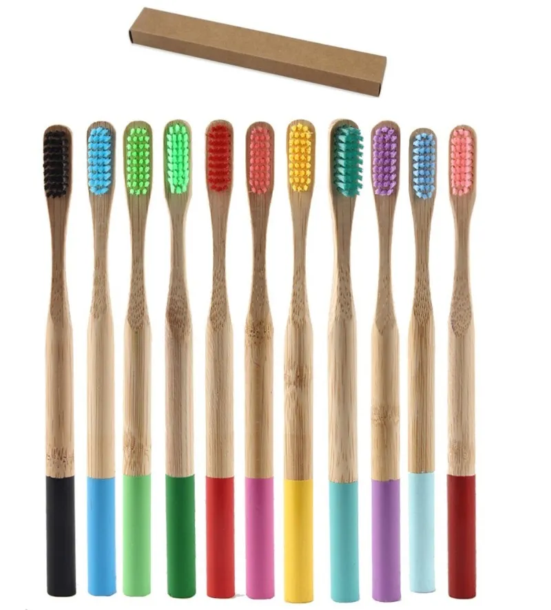 Bamboo Toothbrush Bulk: Eco Friendly Soft Bristle Bamboo Toothbrushes ...
