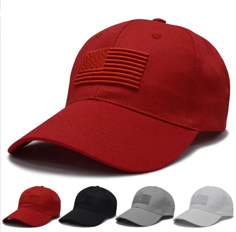 Embroidered American Flag Patriotic Baseball Caps High Quality Unisex ...