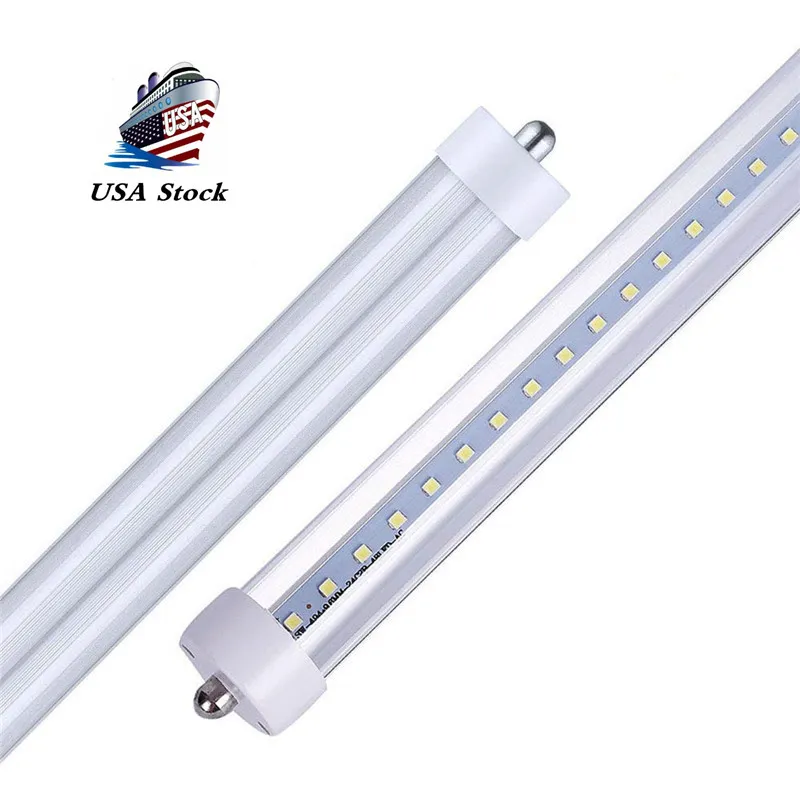 8 Foot LED Tube Lights 45W LED T8 8FT Single Pin Tube, 2.4M LED ...