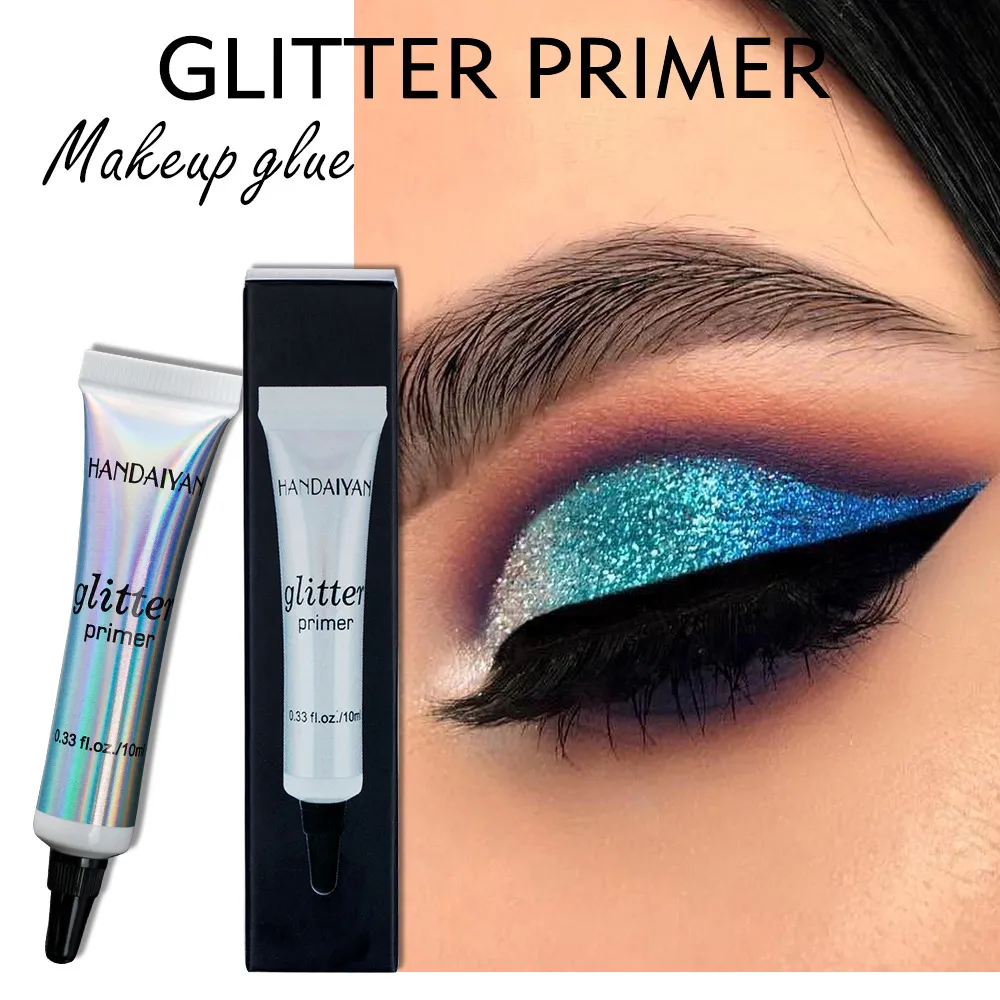 HANDAIYAN Glitter Primer: Sequined Eye Makeup Cream, Waterproof Sequin ...