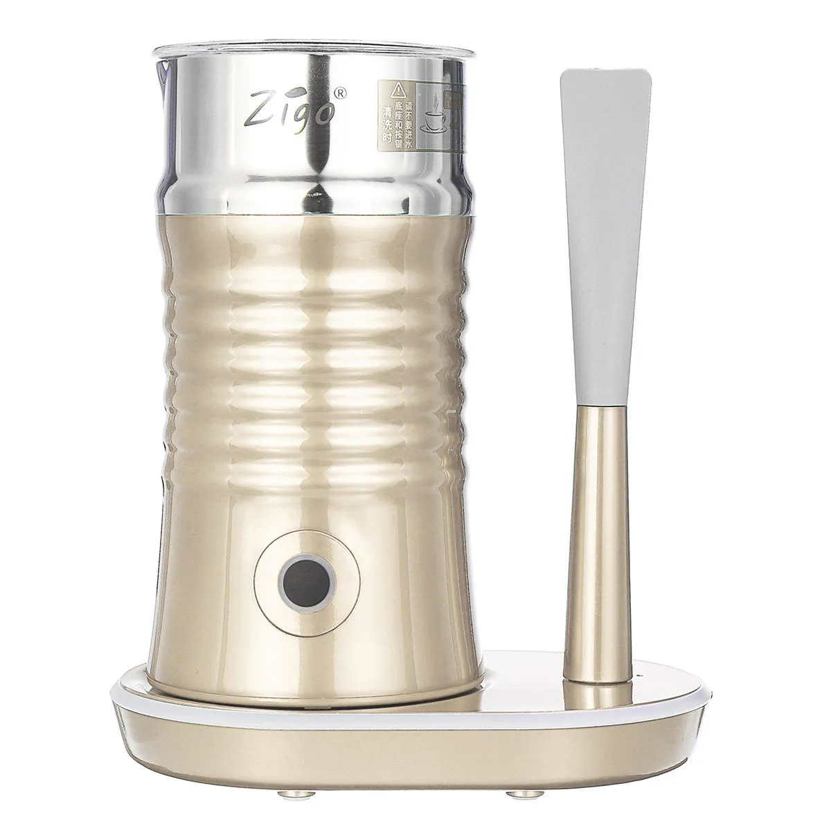 Automatic Electric Coffee and Milk Frother Warmer - Gold Finish - Best ...