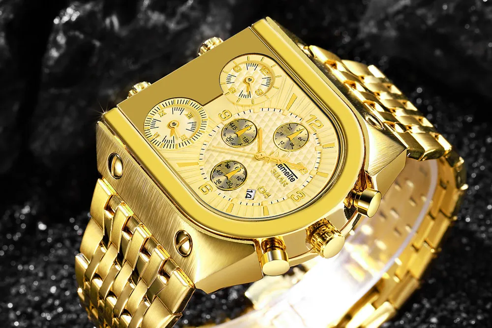 Temeite Men's Sport Quartz Watch, Big 40mm Irregular... From Djzhucl ...