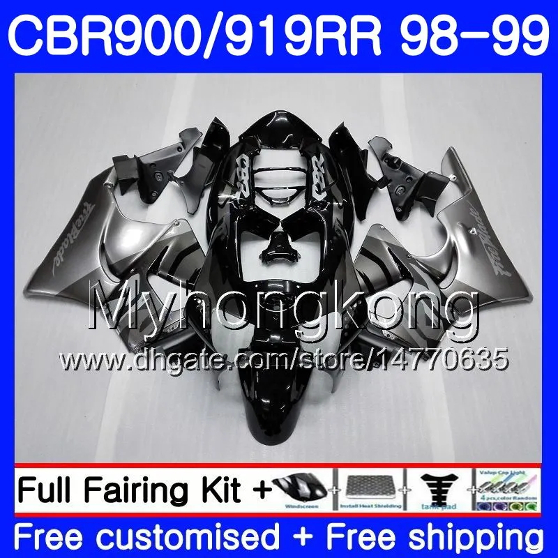 HONDA CBR 900RR CBR 919RR CBR900 RR CBR919RR 98 99 Fairings Silvery ...