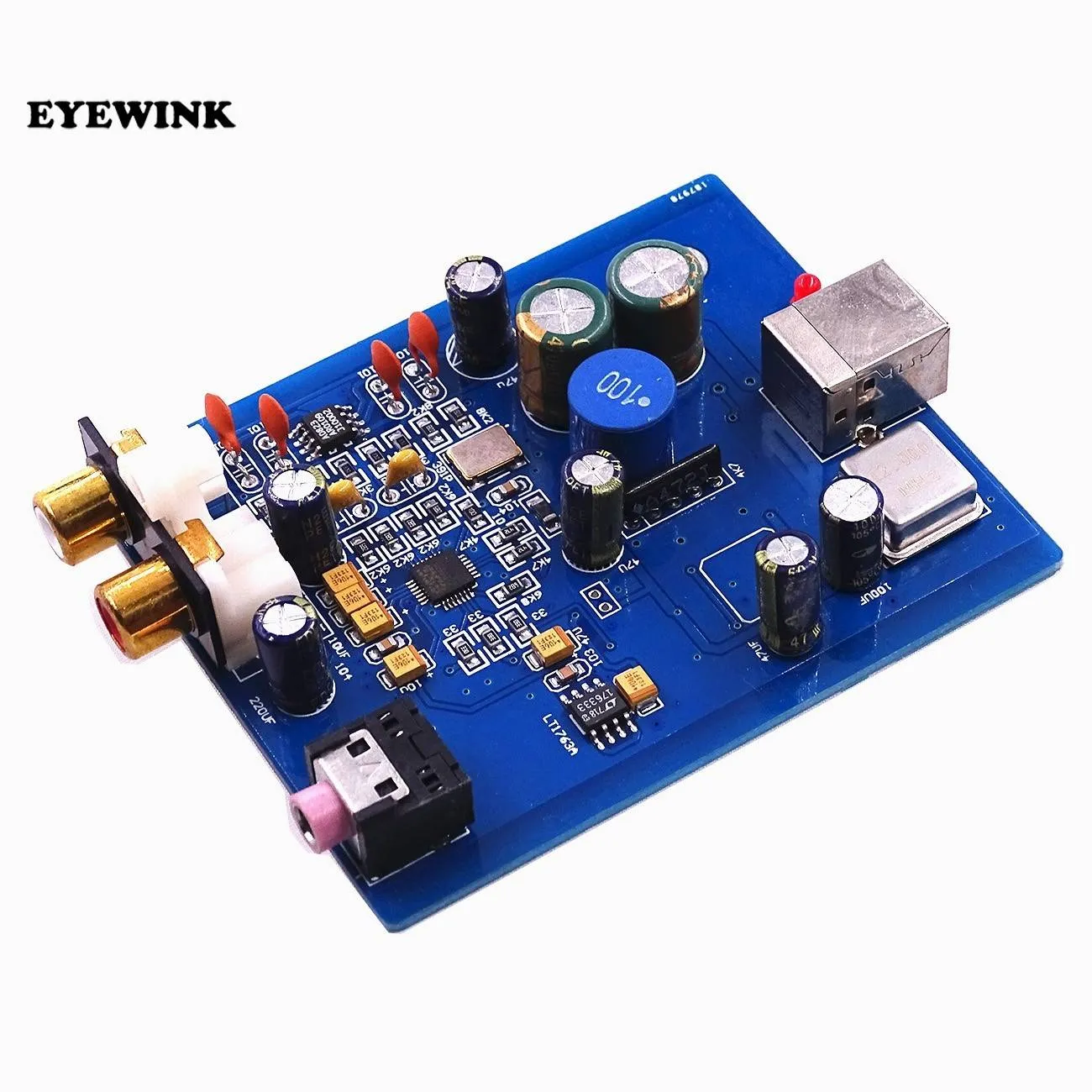 HIFI ES9018K2M SA9023 USB DAC Decoder Board External Sound Card Support ...