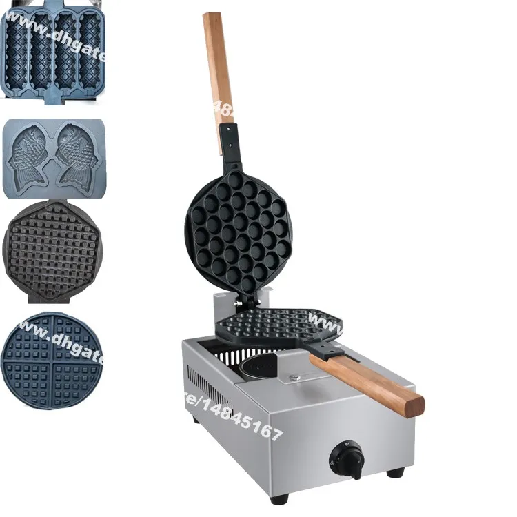 DHgate.com:5-in-1 LPG Gas Waffle Maker Machine - Commercial Egg Waffle ...