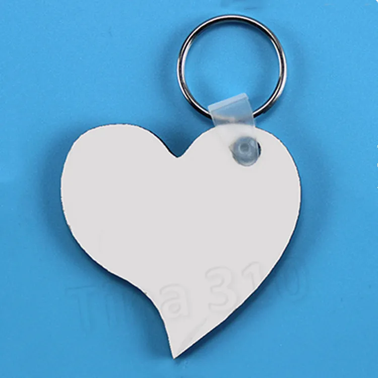 Sublimation Keychain Blanks: MDF Heart & Round DIY Keychains For ...