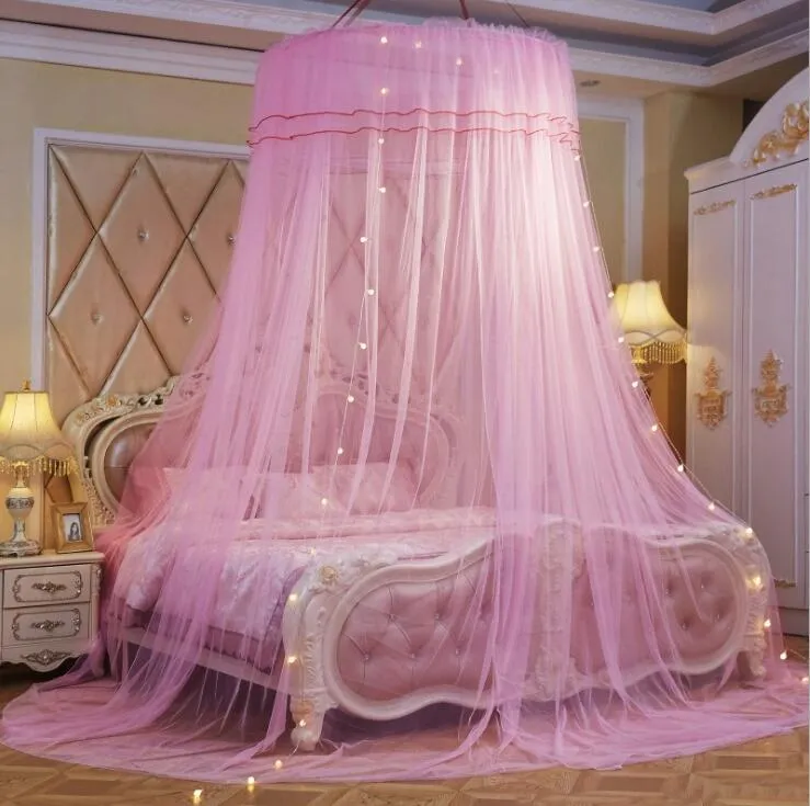 Luxury Round Mosquito Net Room For Bedroom Prevents Sleeping, Dome Top ...