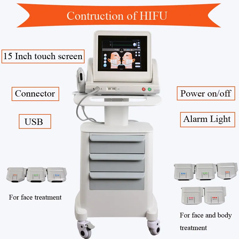 HIFU Ultrasound Facial Machine: Deep Facial Lift & Wrinkle Removal With ...