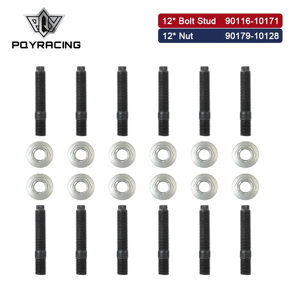 Toyota Landcruiser Exhaust Manifold Stud Nut Kit M10*1.25, Fits 1990 ...