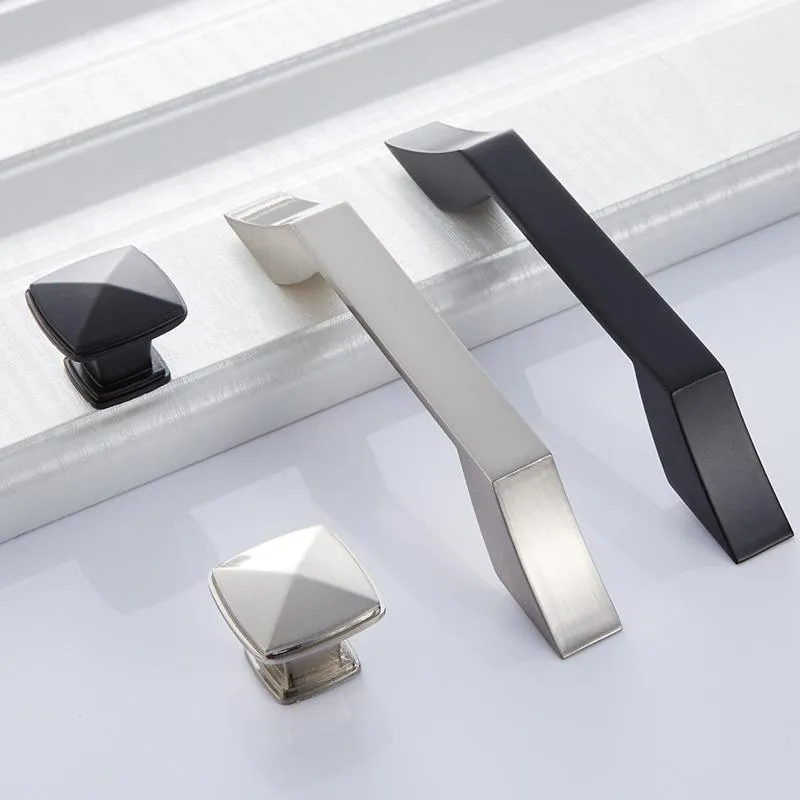 Zinc Alloy Modern Cabinet Handles Kitchen Cupboard Door Pulls Drawer Knobs Handles Wardrobe Pulls Furniture Handle From 2 25 DHgate