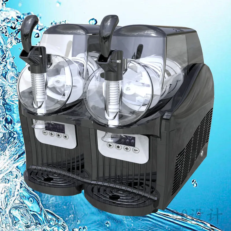 Commercial Slush Machine 2 Tank High Quality Snow Melting Smoothie ...