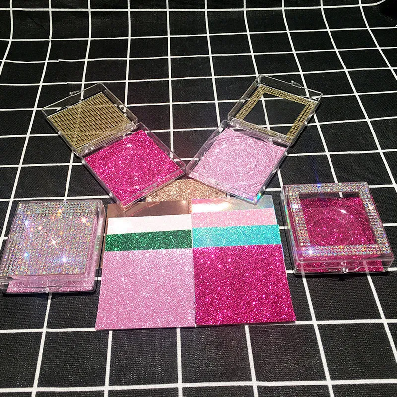 Glitter Lash Cases: Diamond 3D Mink False Eyelashes Storage - Shop Now ...