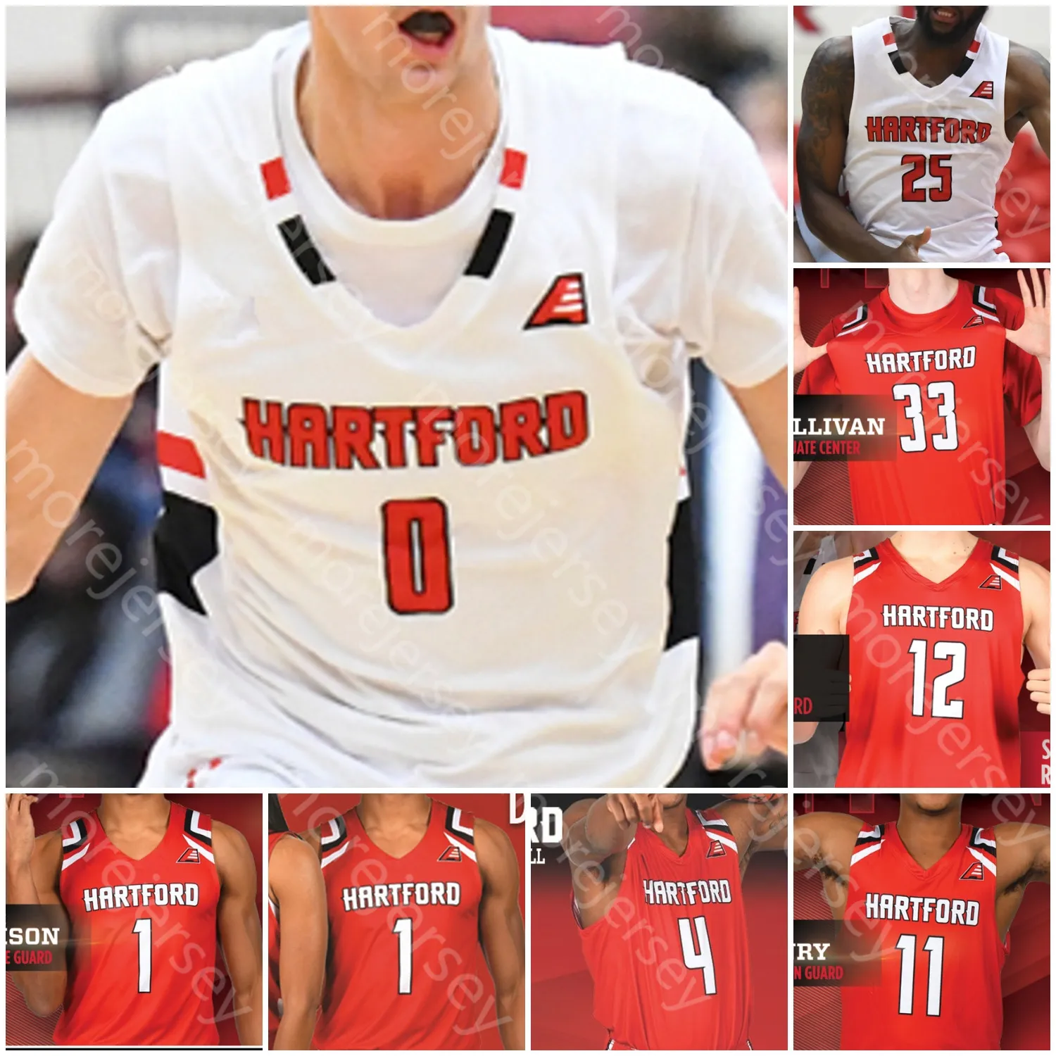 DHgate.com:Custom Hartford Basketball Jersey NCAA College - Show Your ...