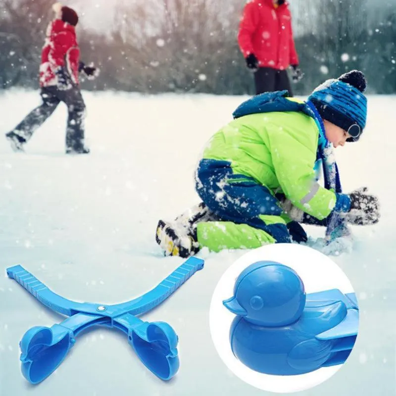 Cartoon Duck Snowball Maker Clip Children Winter Outdoor Sports Snow ...