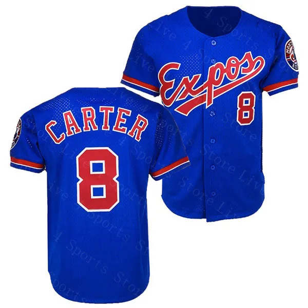 Montreal Expos Retro Baseball Jersey Guerrero, Pedro, Raines, Carter ...