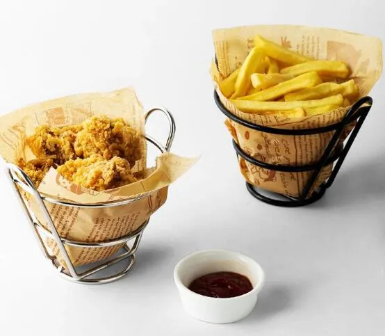 Fast Food Baskets Stainless Steel Fry Stand With... From Cl2019017, $4. ...