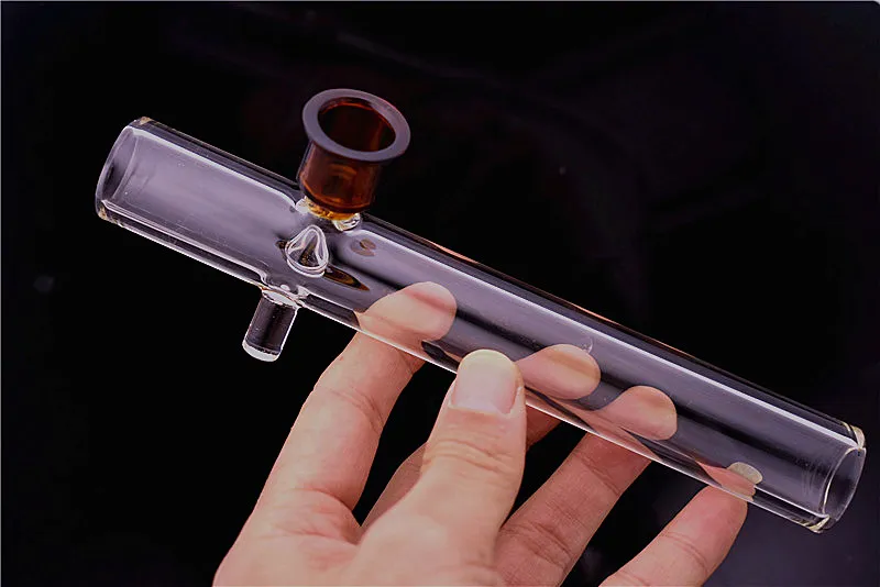 Extra Large Glass Steamroller Pipe 4mm Thick Pyrex Hand Pipe For Dry ...