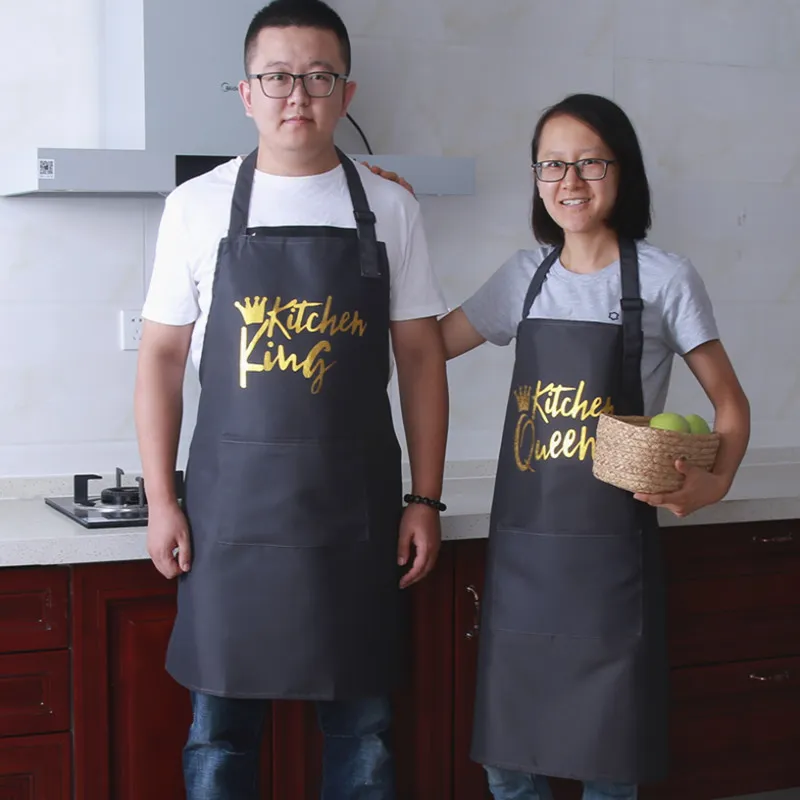 Nordic Style Gray Kitchen Apron - Premium Quality Cooking Apron for ...