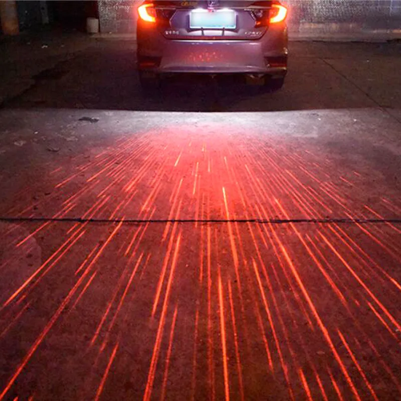 Car Chassis Laser Projector Lamp: Angel Wings, Meteor Warning, Rear ...
