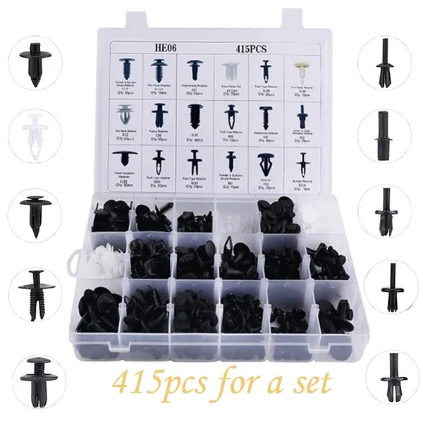 415 Uds ABS Push Pin Remaches Clips De Ajuste Para Ford F150 2024 ...