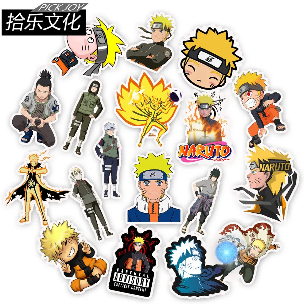 Naruto Anime Car Stickers for Laptops, Skateboards, Bikes, Motorcycles ...