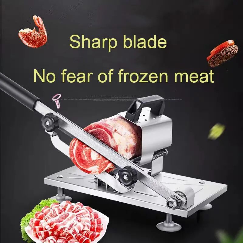Automatic Meat Slicer Machine 7.87 in Blade 60 Slices/Min 220V Silver ...