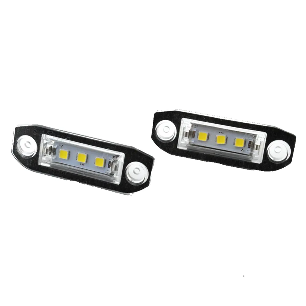 Volvo LED License Plate Lights 2 Pack, White, Car Styling Number Side ...