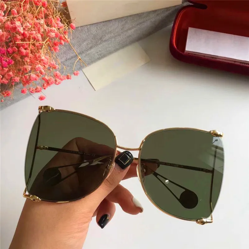 Wholesale Designer Sunglasses 0252 Large Round Metal Frame Lightweight ...