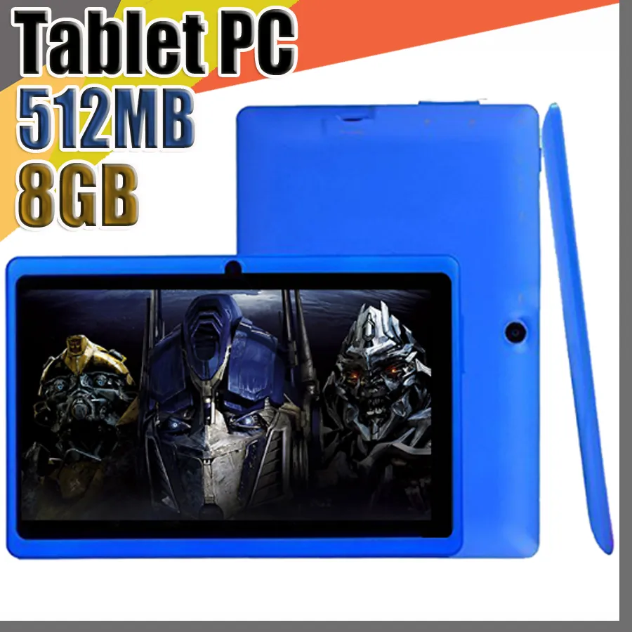 DHgate.com:50x 7 inch q88 allwinner a33 quad core tablet pc 8gb 512mb 1 ...
