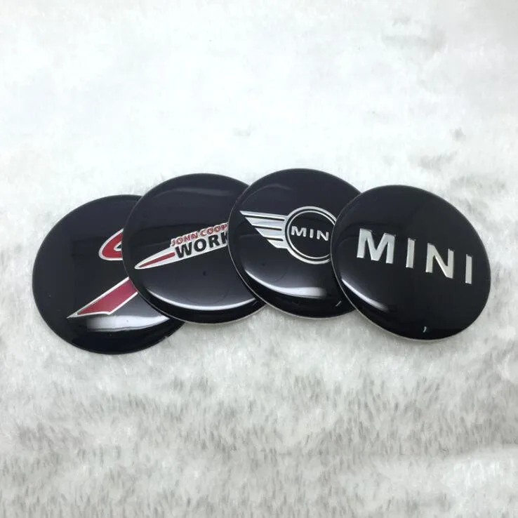 Set Of 4 52mm Circle Cover Bike Sticker Modified For Mini Cooper JCW ...