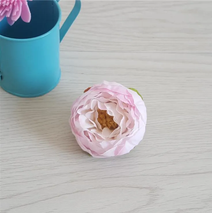 Artificial Flowers Silk Peony Flower Heads Home Party Wedding ...