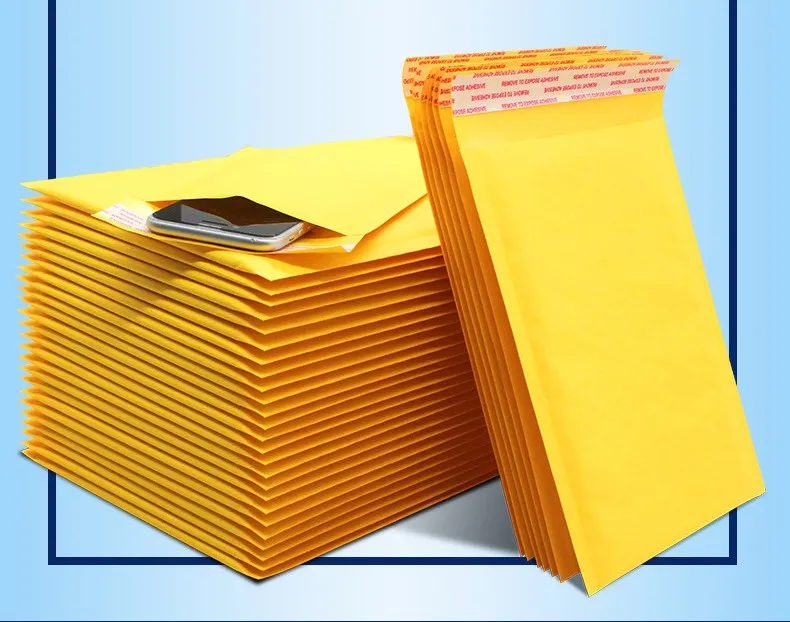 DHgate.com:Yellow Padded Envelopes - 11x13 Kraft Bubble Mailing Bags ...