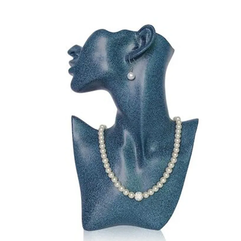 Earring And Necklace Holder Mannequin Head Display: Elegant Jewelry ...