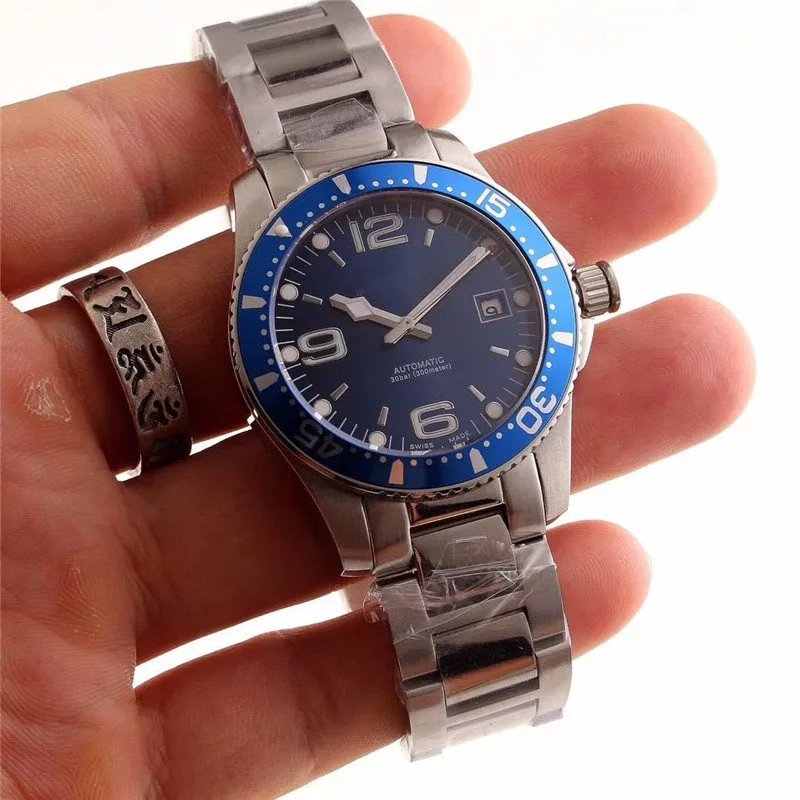 LON10 Luxury Mechanical Automatic Watches For Men Stainless Steel Band ...