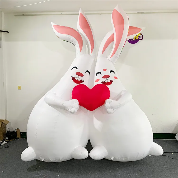 Giant Inflatable LED Rabbit Mascot - 3m High, Wholesale Halloween ...