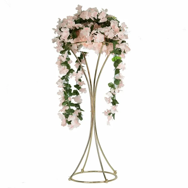 Gold Metal Flower Stands 82CM Tall Wedding... From Fuzhengkun, $46.14 ...